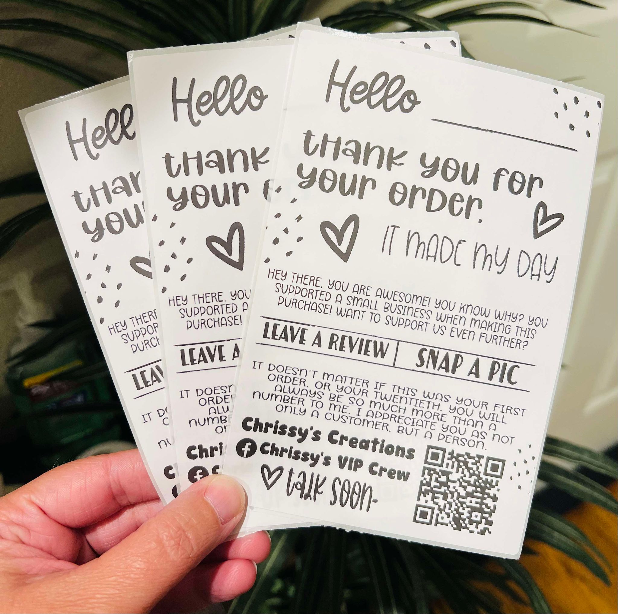 Thermal Stickers - 4x6 Size - CUSTOM! – Creations By Brittney