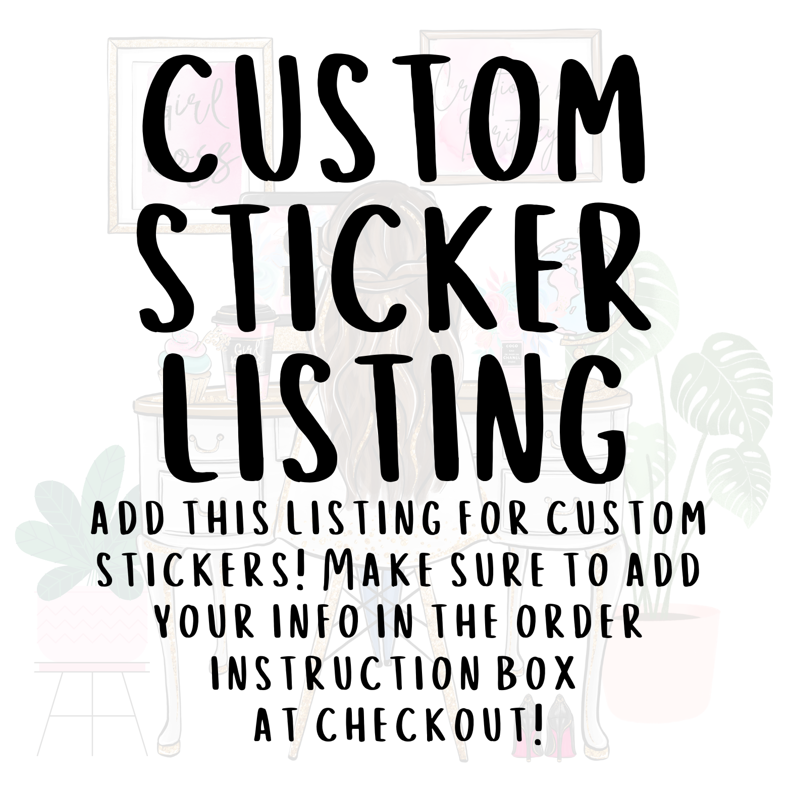 Custom Sticker Listing – Creations By Brittney